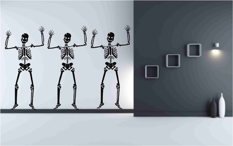 Skeleton Decals Decor For Halloween on Luulla